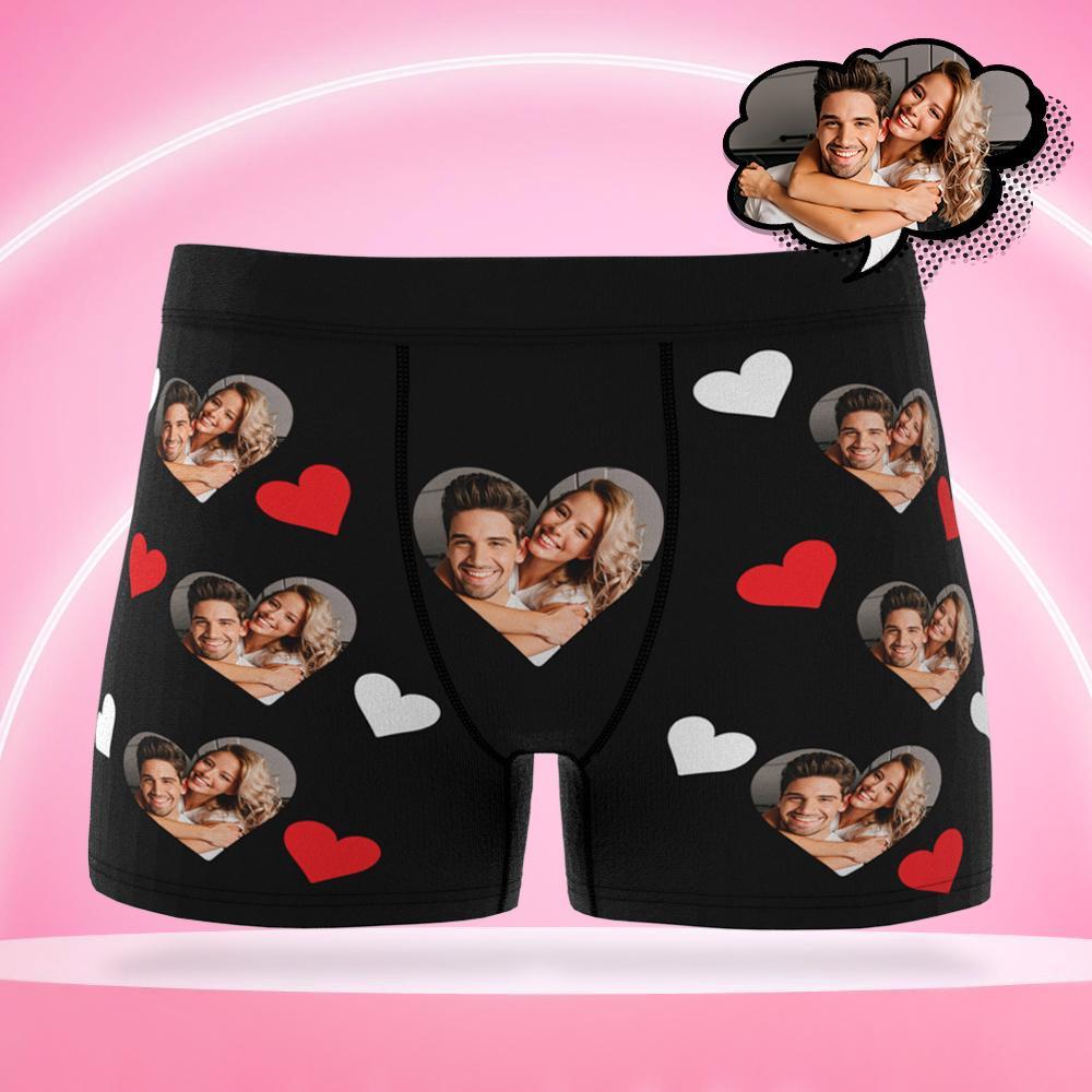 Custom Men's Boxer Shorts Avatar Heart Shaped Underwear - MadeMine ...