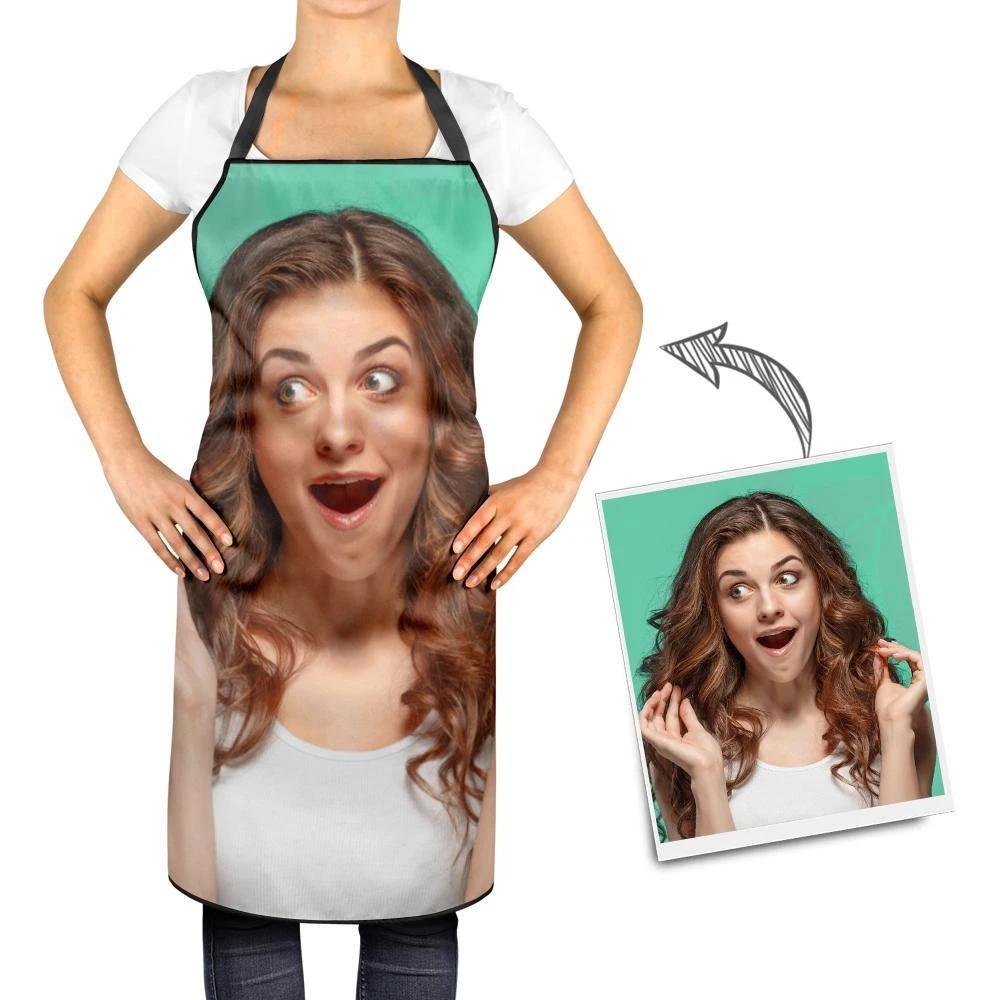 Custom Photo Aprons Personalized Kitchen Cooking Apron - MadeMine ...