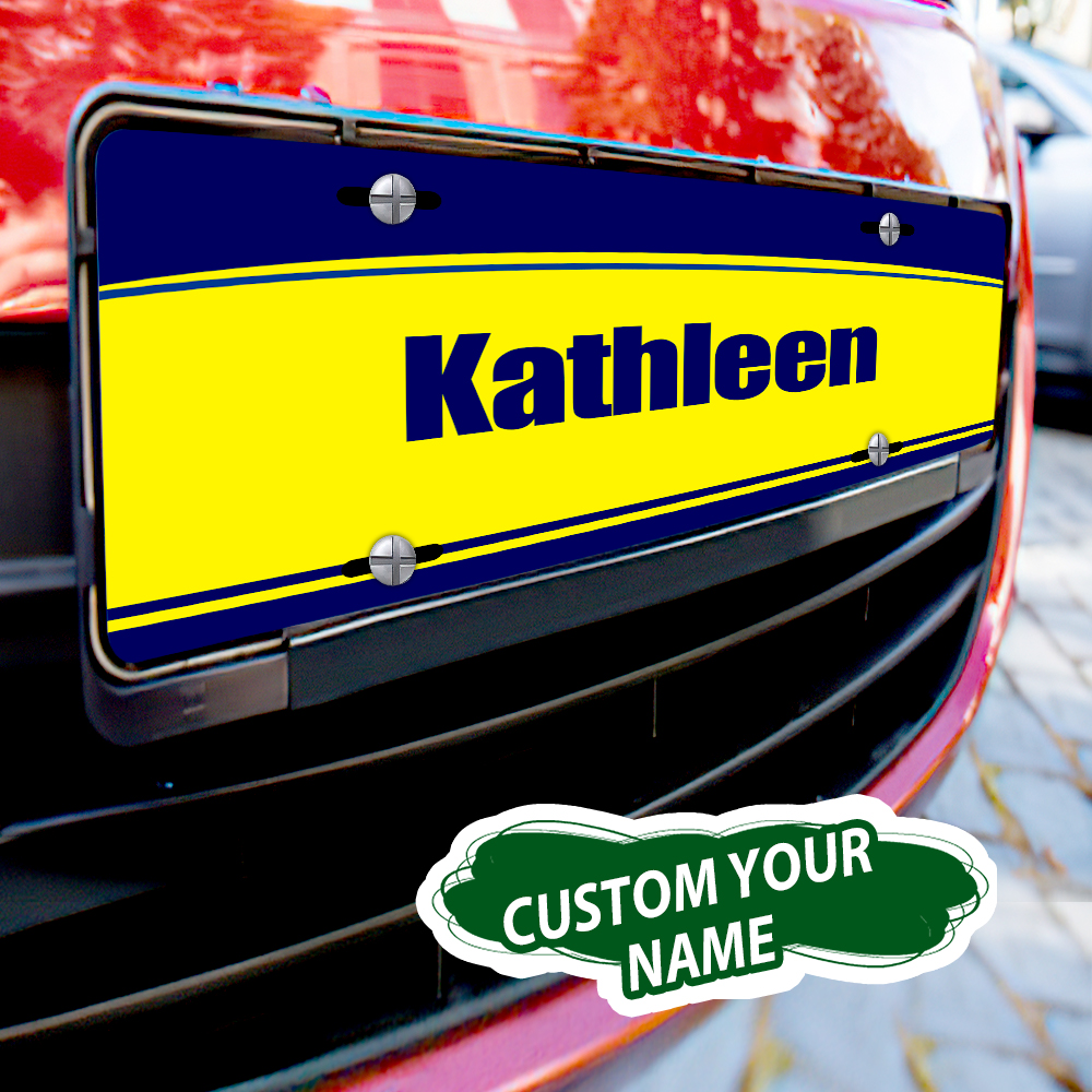Custom License Plate Personalized Name License Plate for Front of Car ...