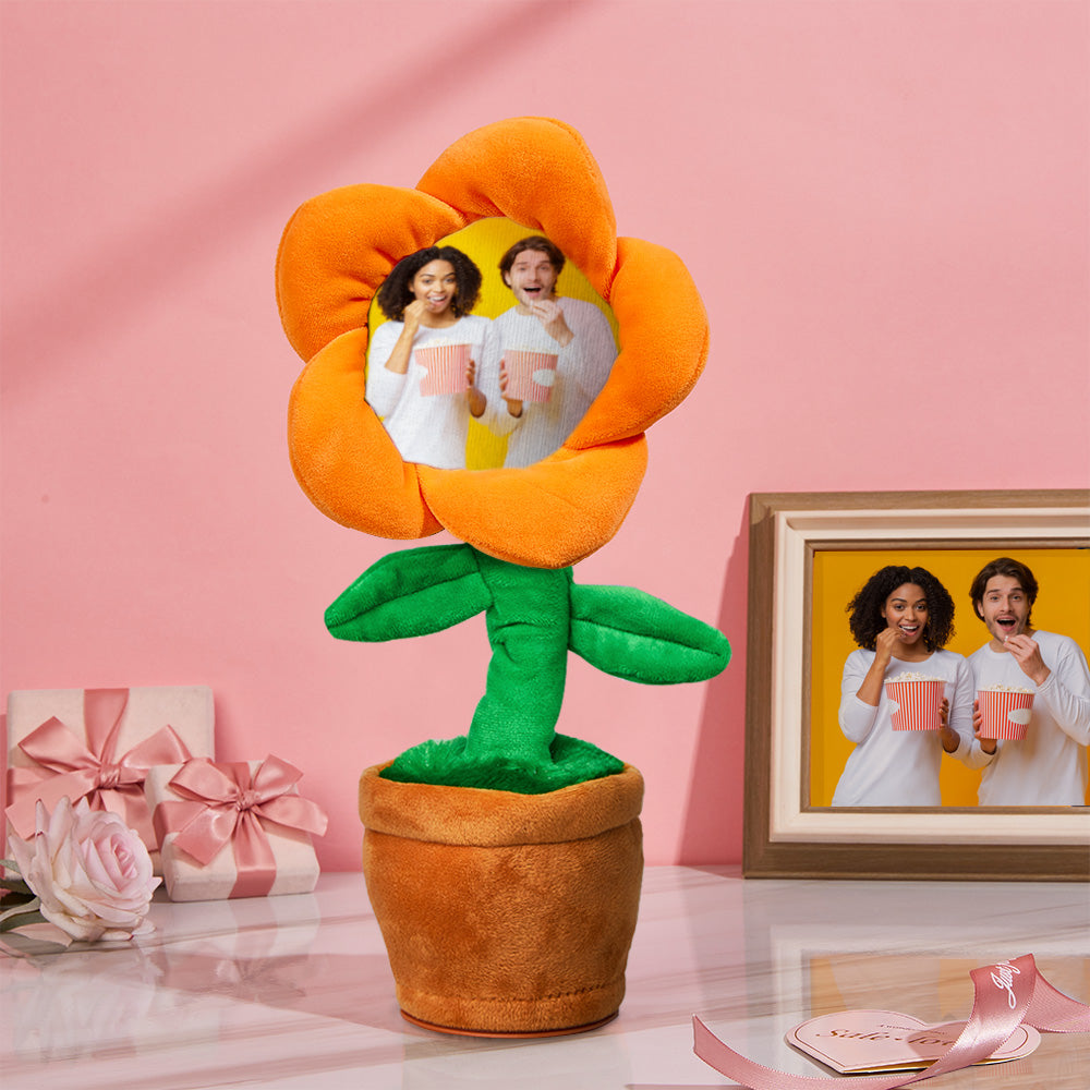 Custom Photo Dancing Plant Recording Music Toy Flower Singing Sunflower ...