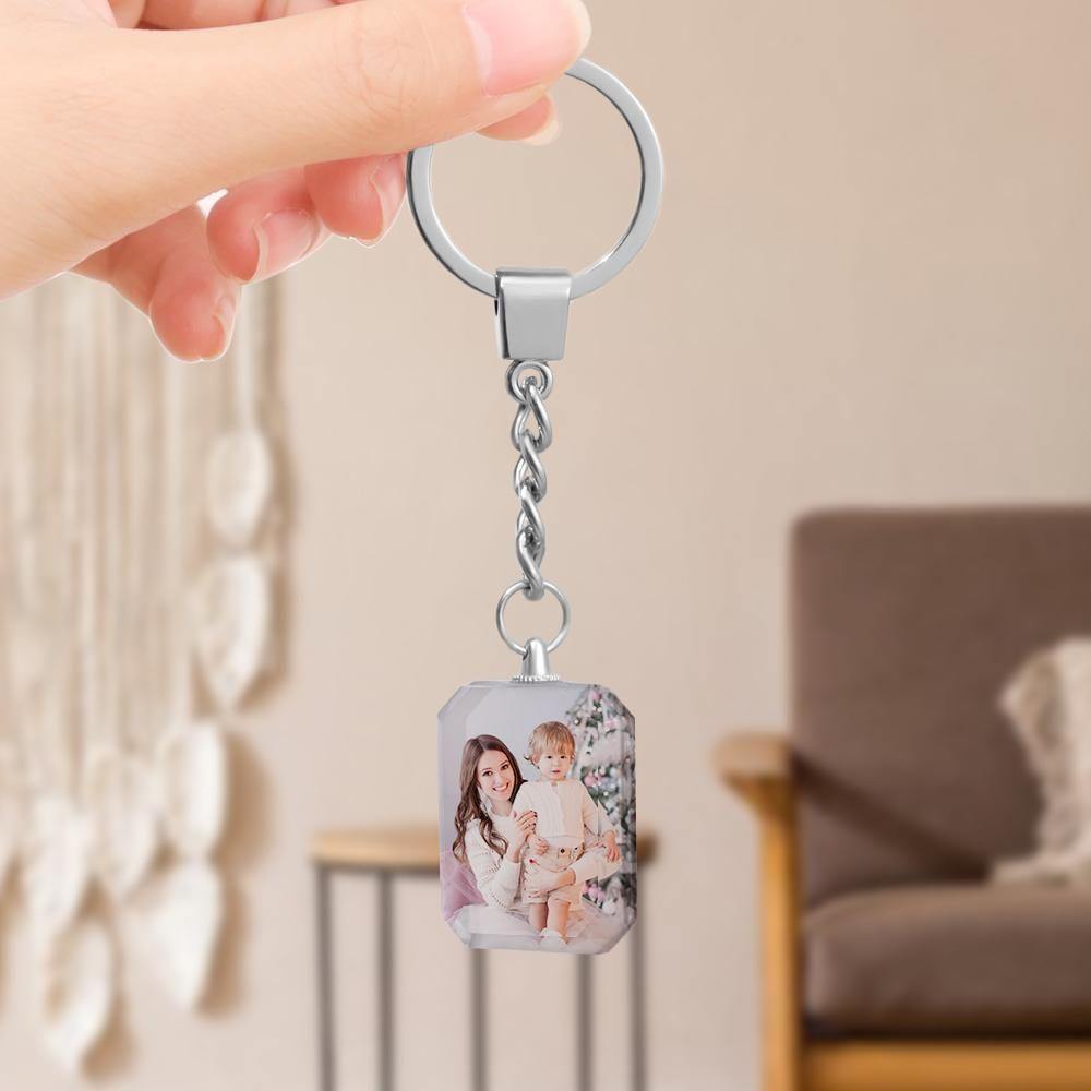 Custom Photo Keychain Crystal Keychains Romantic Gifts - MadeMine ...