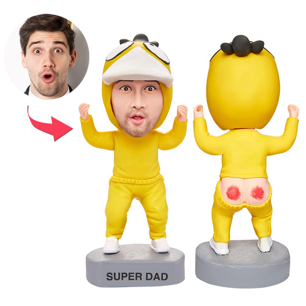 Funny Gift Bird Costume Custom Bobblehead with Engraved Text - MadeMine ...