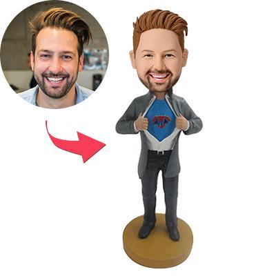 Superman Funny Popular Custom Bobblehead With Engraved Text - MadeMine ...