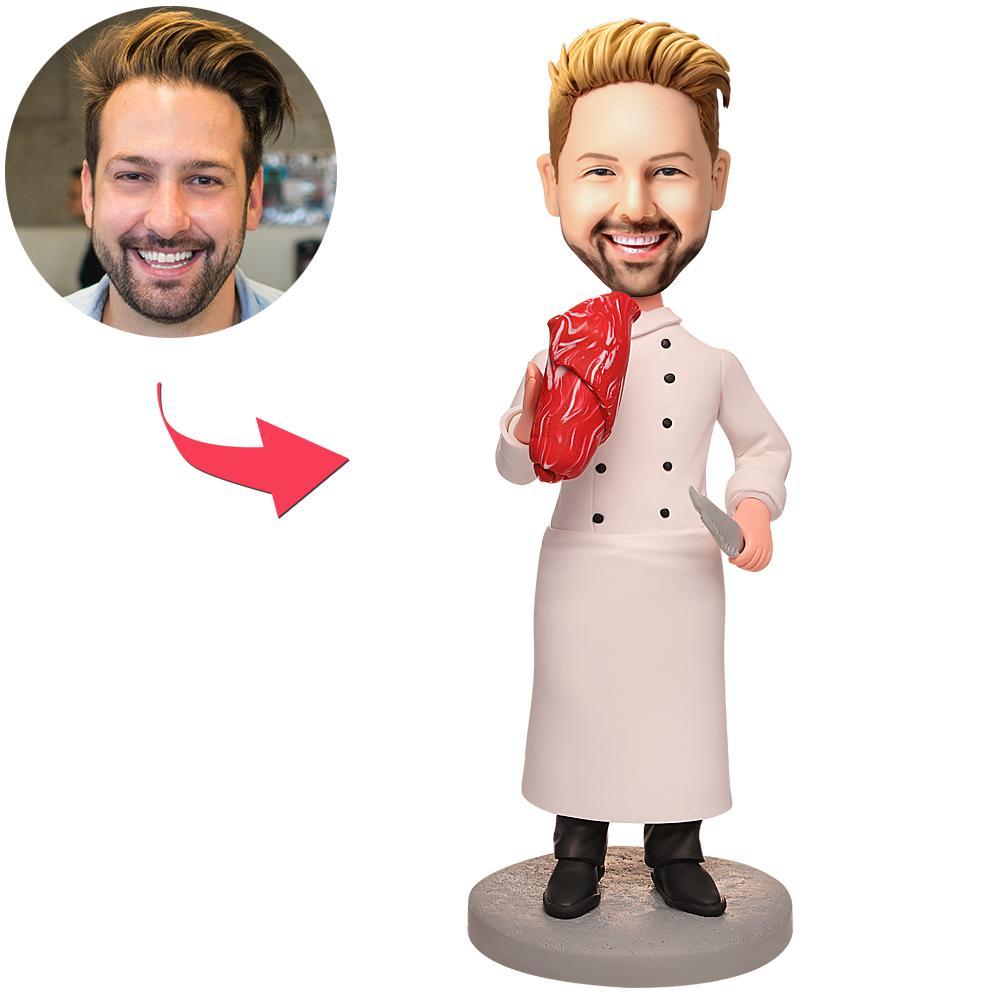 Butcher Custom Bobblehead With Engraved Text - MadeMine Custom Drop ...