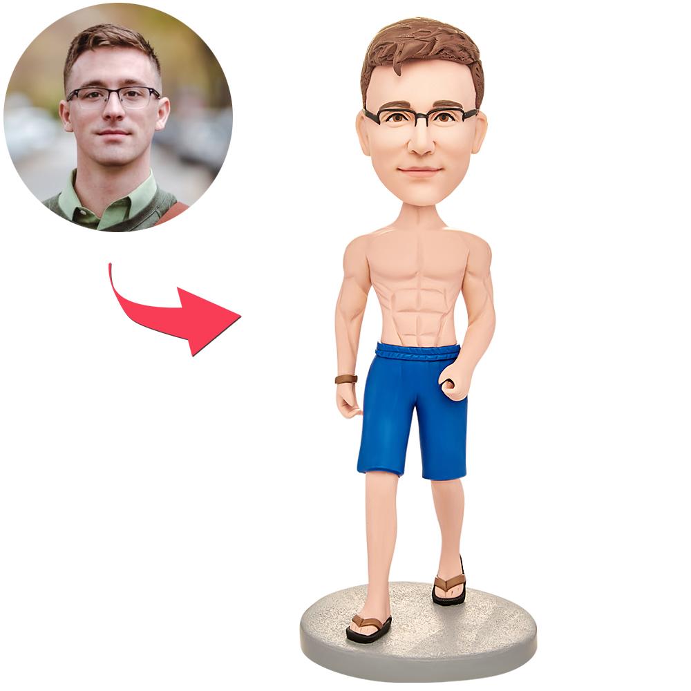 Cool Muscular Man Custom Bobbleheads With Engraved Text - MadeMine ...