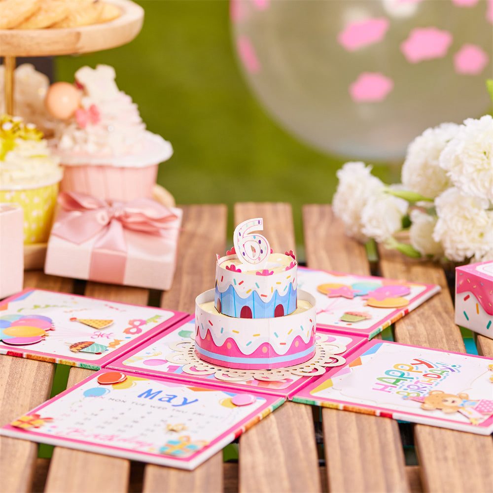 Personalized Birthday Exploding Surprise Box Card Custom 3D Pop-Up ...
