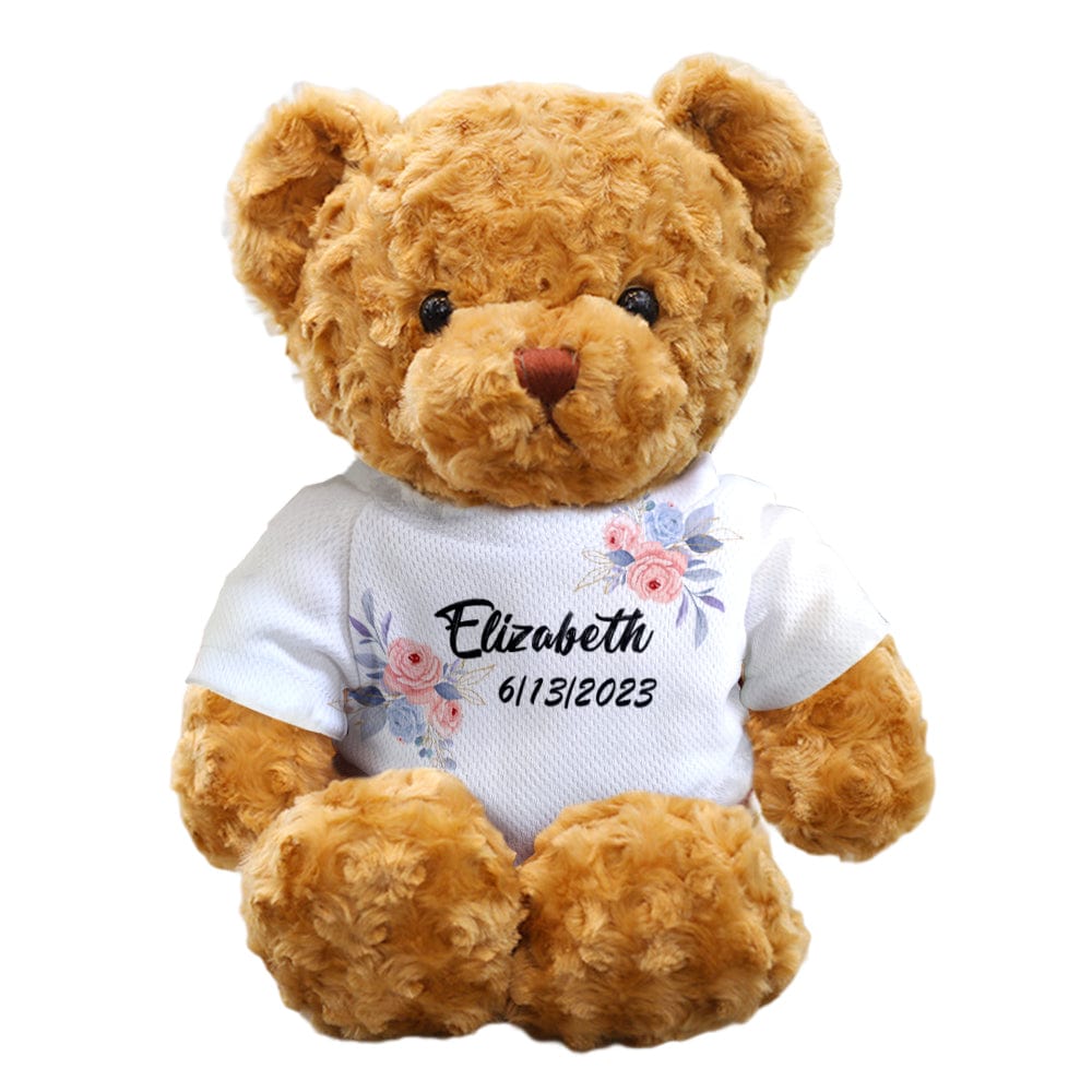 Custom Teddy Bear Doll Personalized Flowers Teddy Bear Plush Toys ...