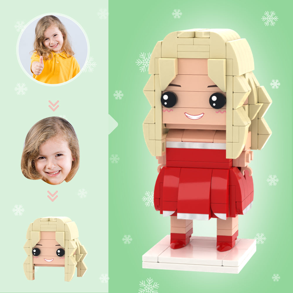 Christmas Gifts Custom Head Brick Figures Personalized Brick Figures ...