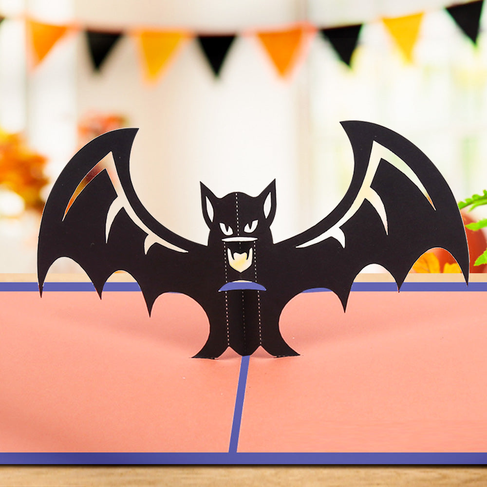 Halloween 3D Pop Up Card Bat Pop Up Greeting Card - MadeMine Custom ...