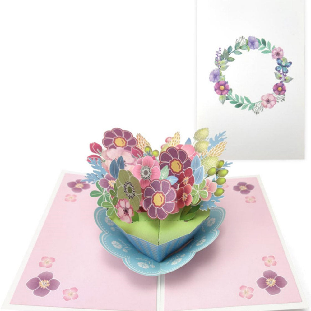 Creative 3D Pop-Up Flower Card Sun Flower Pop Up Greeting Card ...