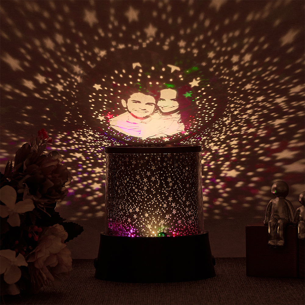 Personalised Photo Night Light Projector Valentine's Day Gift for Lover ...