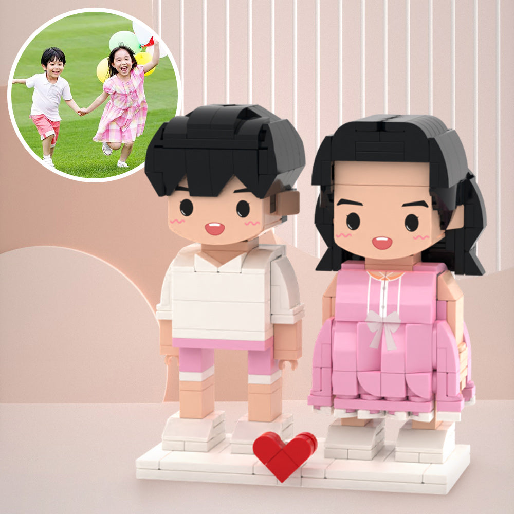 Surprise Gift for Kids 2 People Full Custom Brick Figures Customize ...
