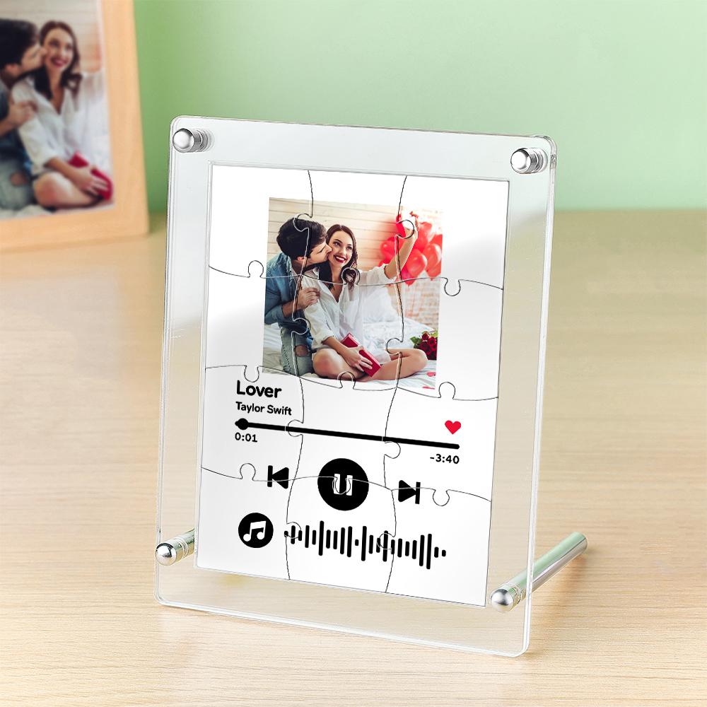 Custom Spotify Puzzle Plaque With Photo Music Photo Puzzle Plaque ...
