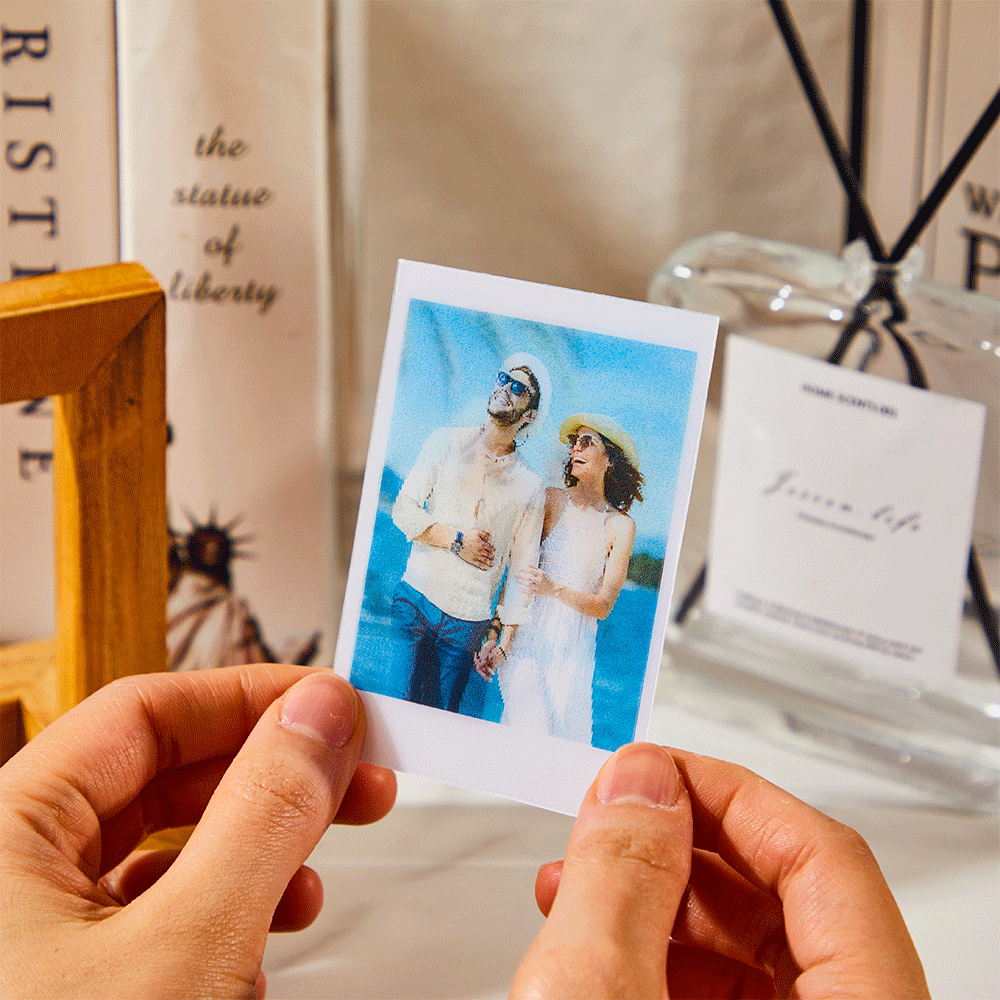 Custom Photo Transformation Card Personalized Illusion View Card ...