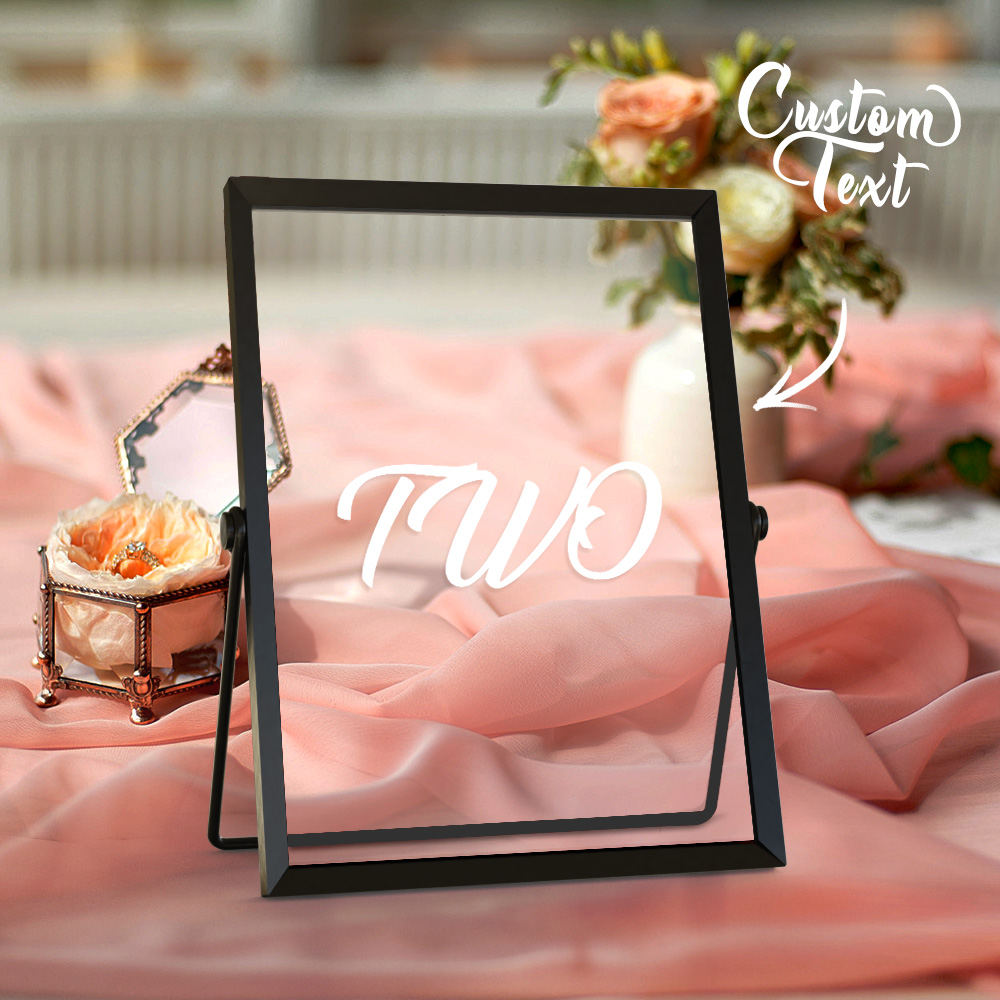Personalized Wedding Table Numbers Modern Table Numbers Reception Table ...