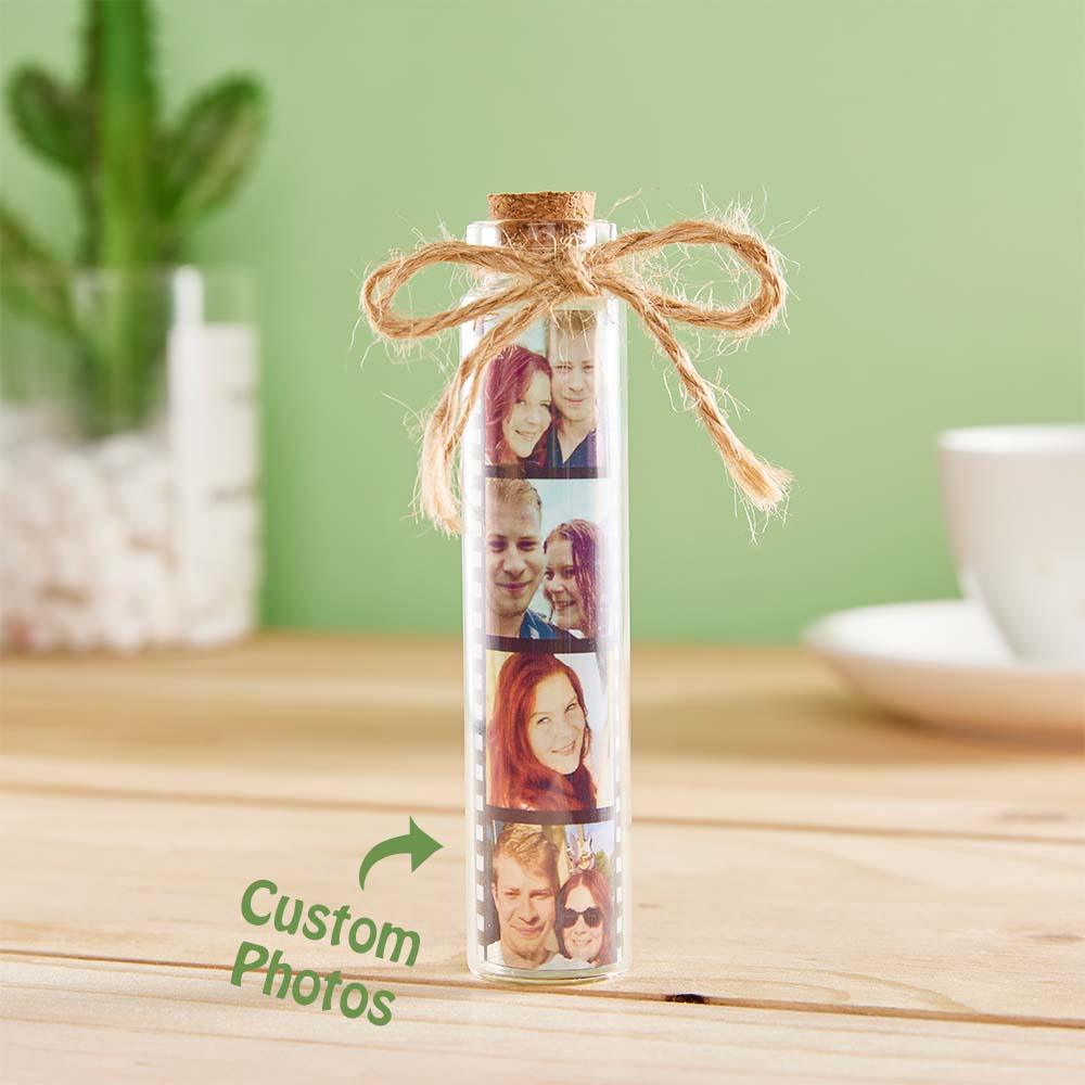 Custom Film Roll Photo Glass Jar Personalized Photo Gift for Him ...