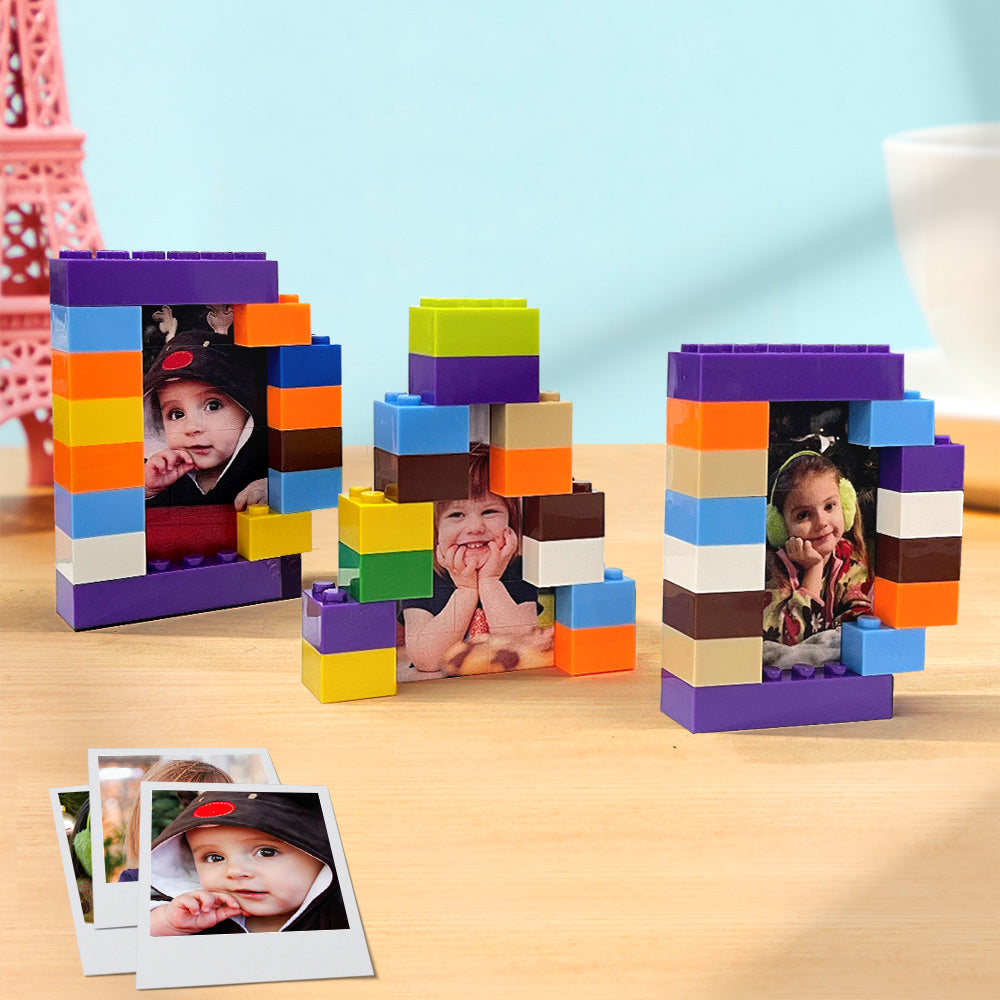 Custom Dad Building Brick Puzzles Personalised Photo Building Blocks ...