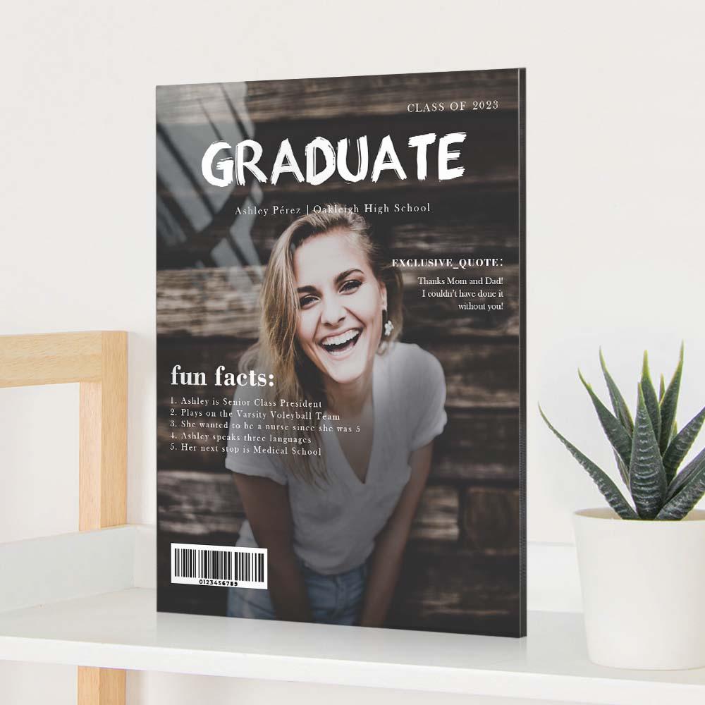 Graduate Magazine Cover Photo - MadeMine Custom Drop Shipping