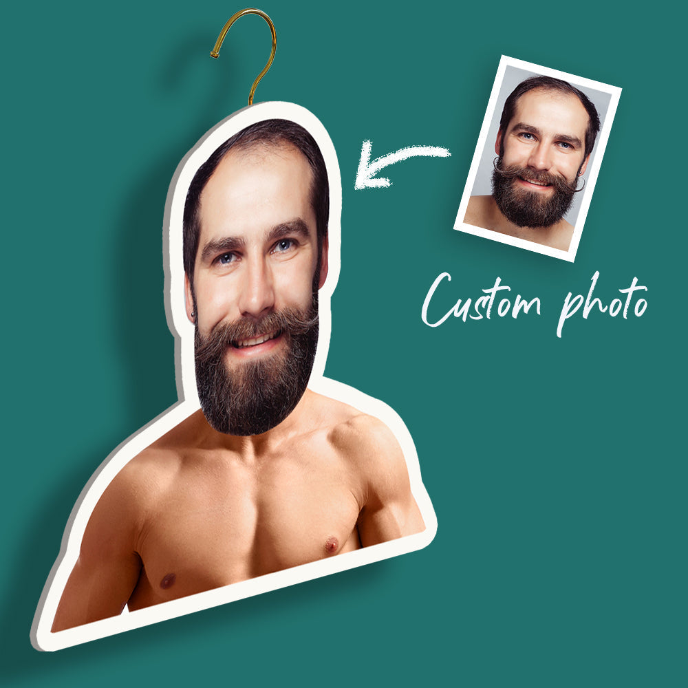 Custom Face Hanger For Your Friends Personalized Muscular Man Portrait ...