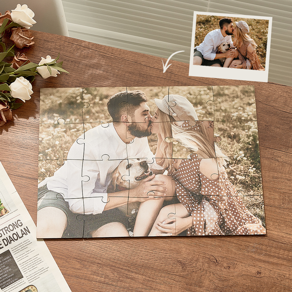 Custom Wooden Jigsaw Puzzle 30CM*42CM (20 Pieces) - Without Frame ...