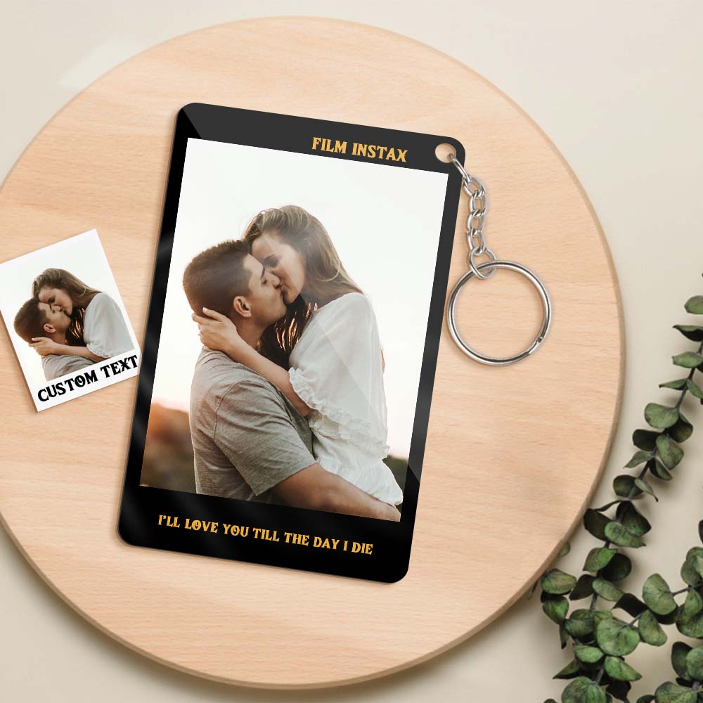 Custom Polaroid Photo Paper Pass Image Engraving Keychain - MadeMine ...