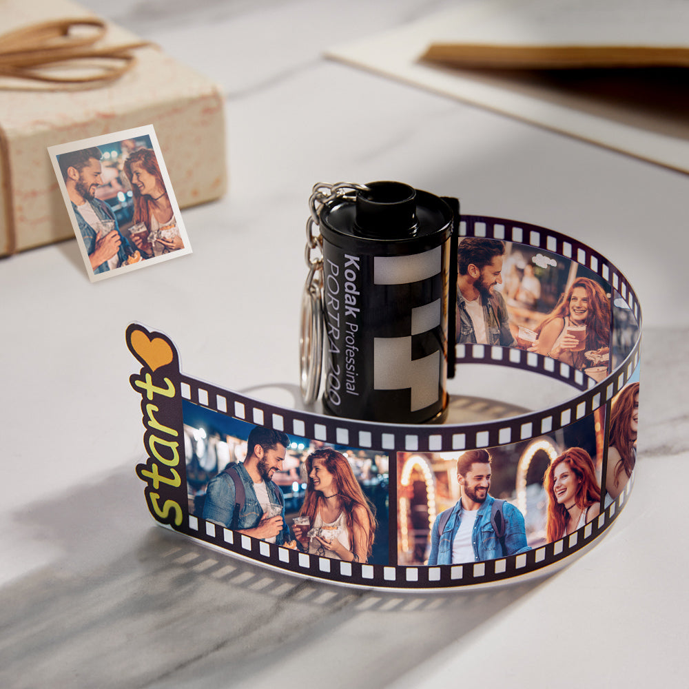 Custom Photo Film Roll Keychain Personalized Vintage Roll Keychain ...