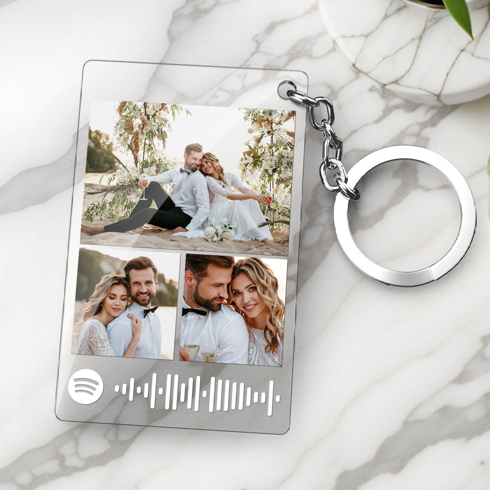 Custom Spotify Keychain Custom Photo Keychain Best Gifts for Girlfriend ...
