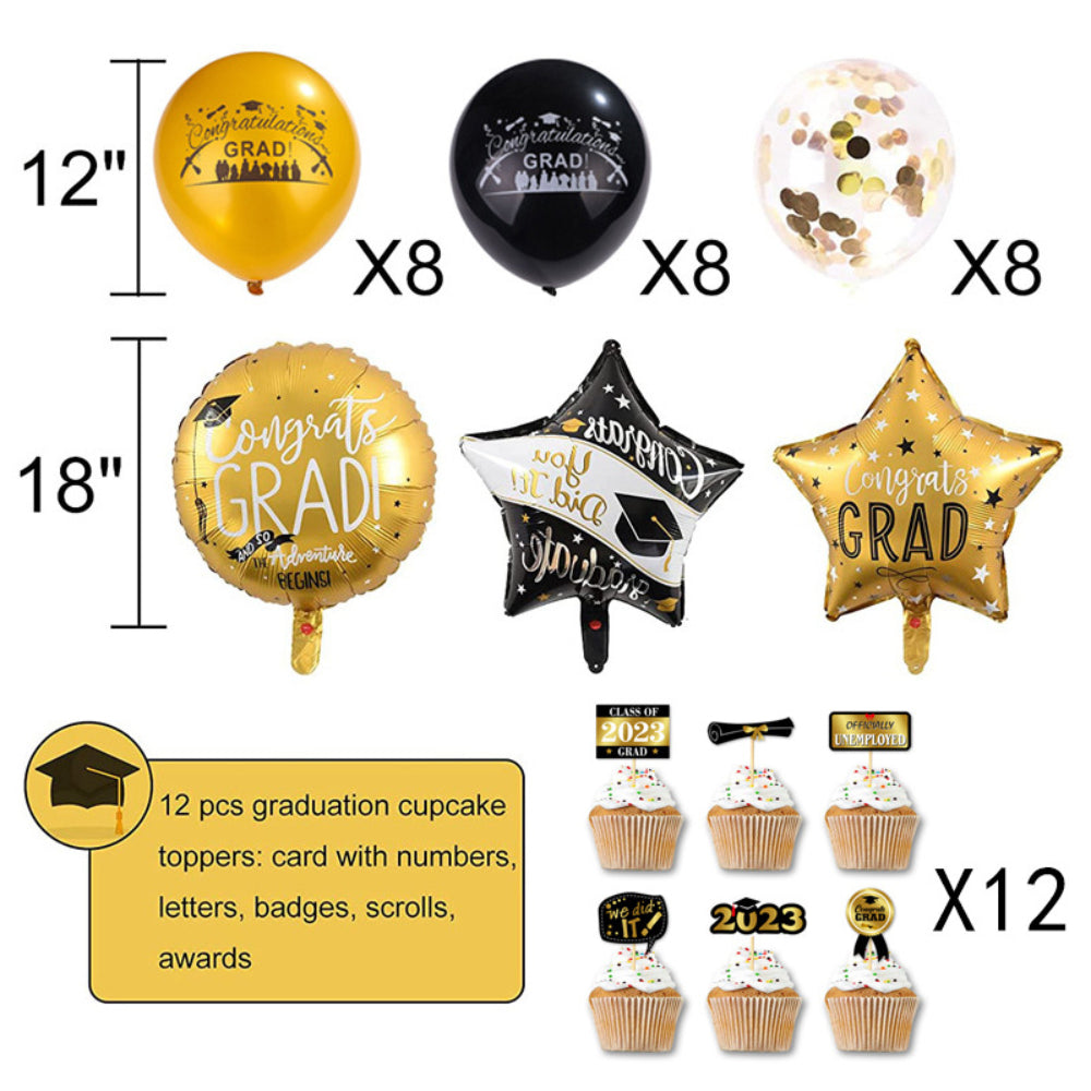 Graduation Balloons Kits for Graduation Party Decorations Graduation ...