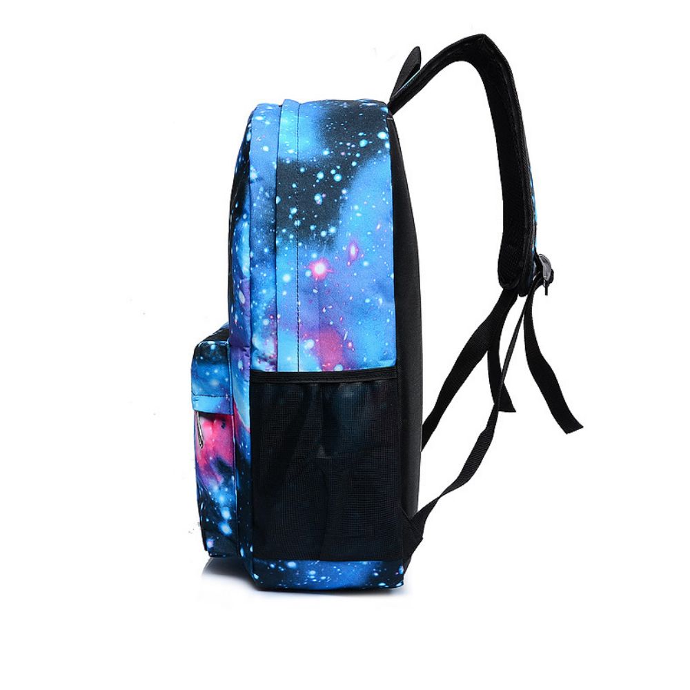 School Backpack Starry Sky Bookbag Lightweight School Bag for Students ...