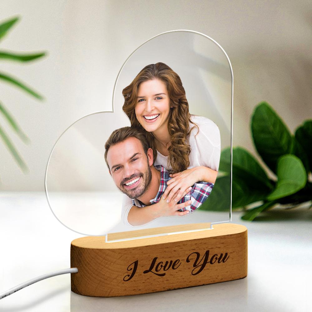 Customized Night Light Personalized Text Photo Night Light Personalized ...